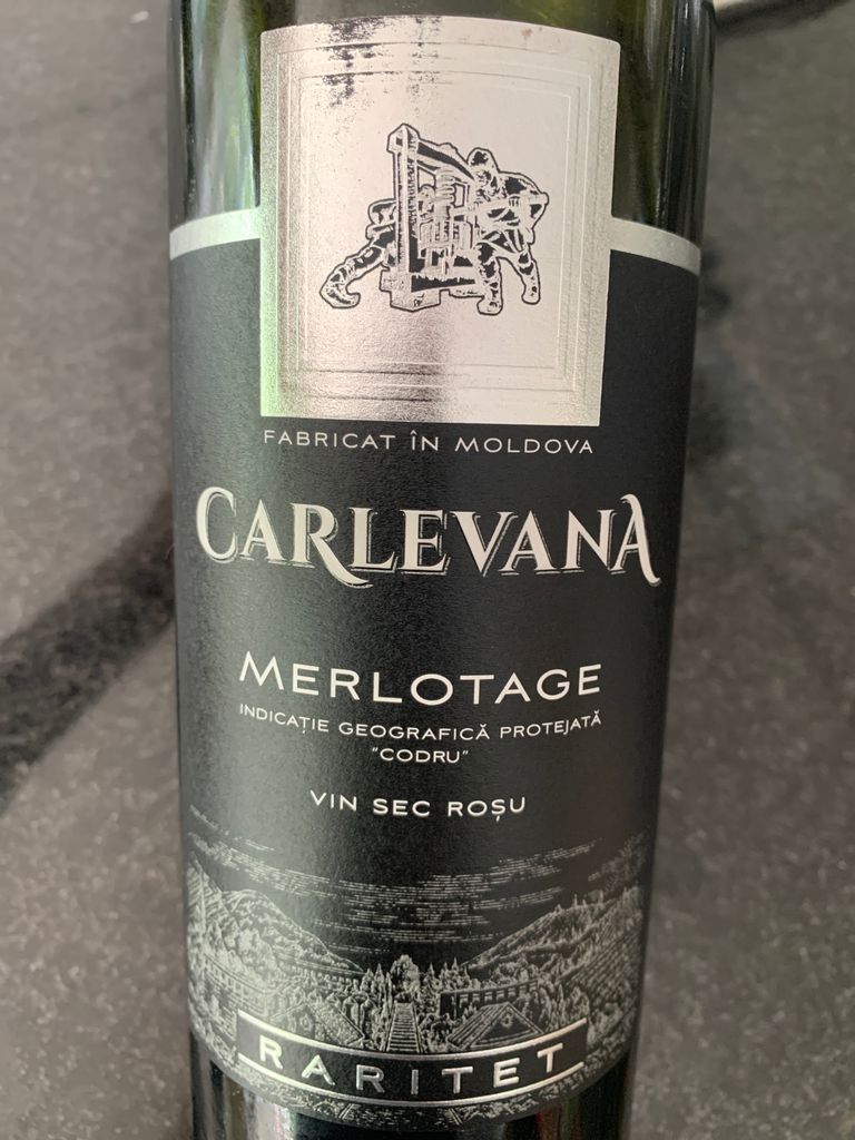 2018 Carlevana Winery Raritet Merlotage, Moldova, Codru - CellarTracker