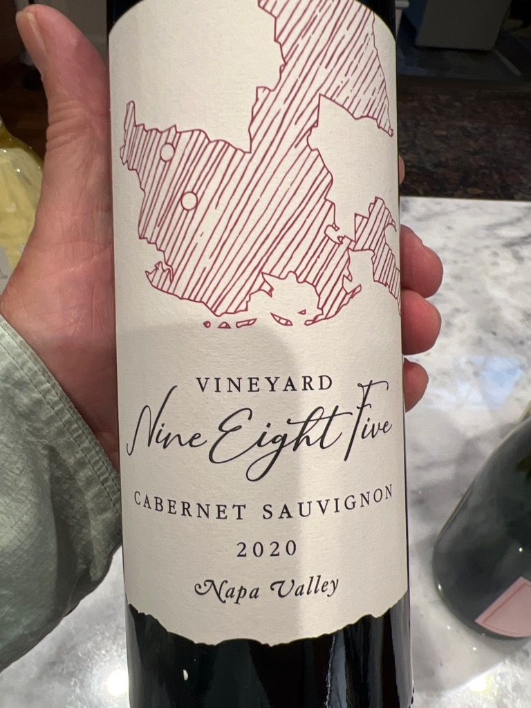 2020 Twojay Wines Cabernet Sauvignon Vineyard Nine Eight Five, USA ...