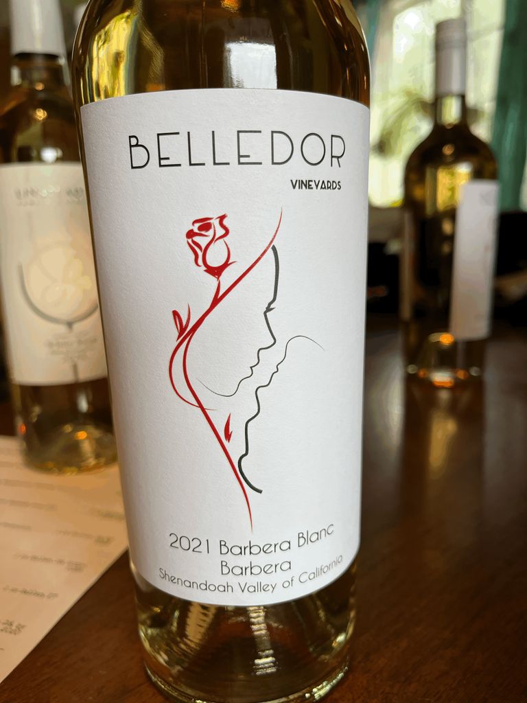 2021 Belledor Vineyards Barbera Blanc, USA, California, Sierra ...