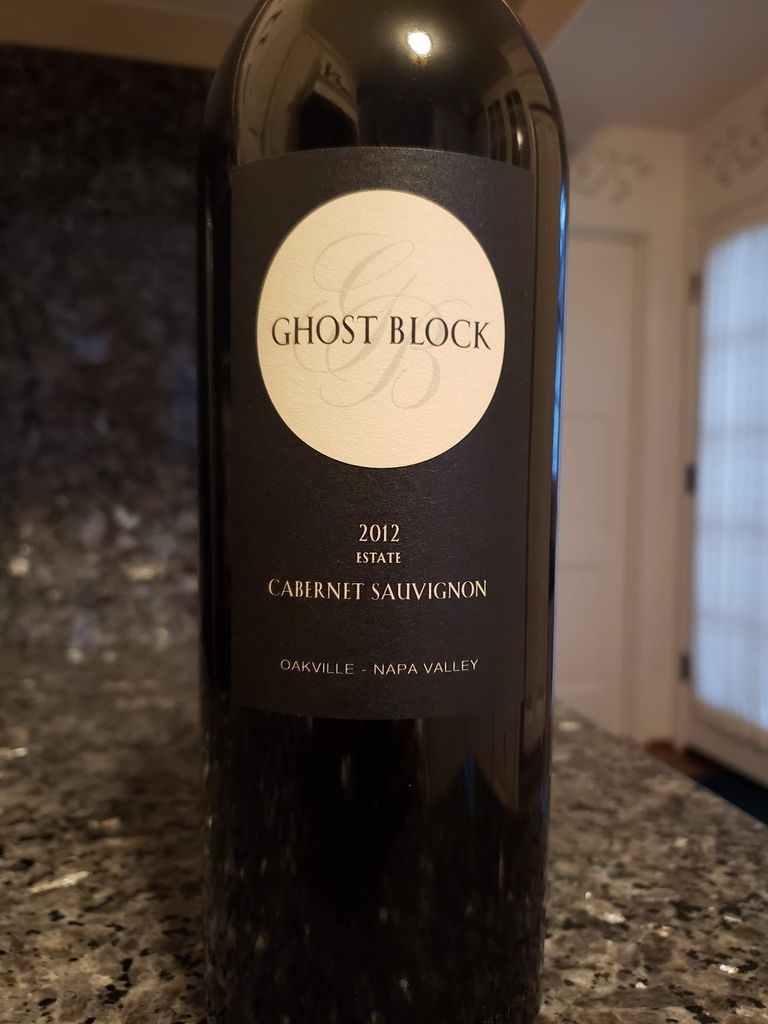 2012 Ghost Block Cabernet Sauvignon Estate, USA, California, Napa ...