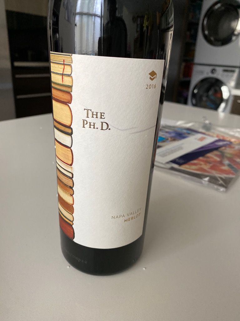 2016 Roots Run Deep Merlot The Ph.D., USA, California, Napa Valley ...