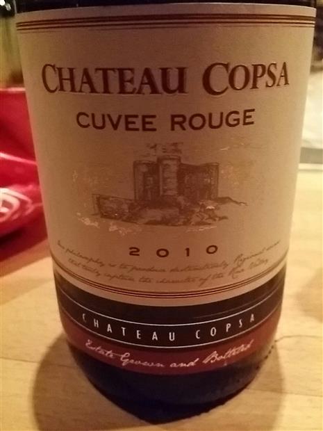 2010 Chateau Copsa Cuvée Rouge, Bulgaria, Rose Valley - CellarTracker