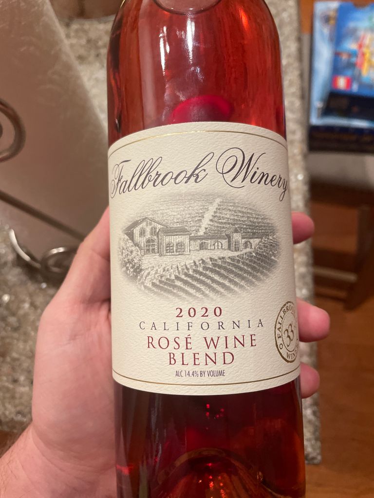 2021 Fallbrook Winery Rosé, USA, California, South Coast, San Diego ...