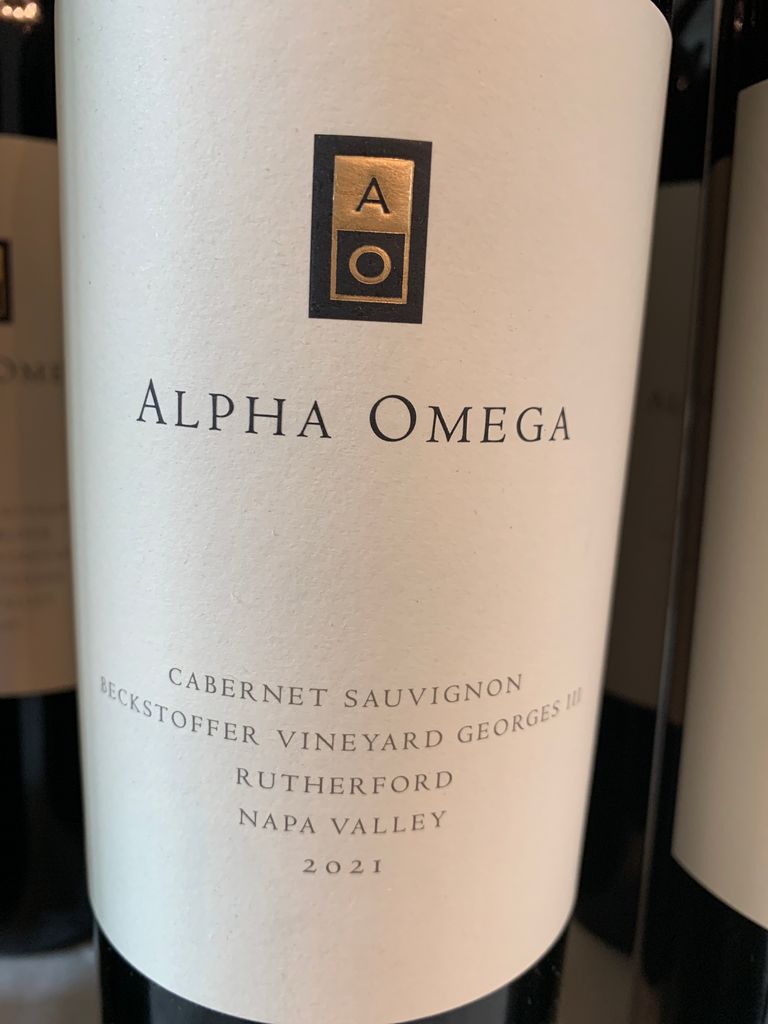 2023 Alpha Omega Cabernet Sauvignon Beckstoffer Georges III Vineyard ...