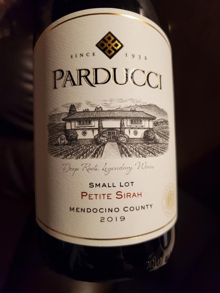 2018 Parducci Petite Sirah, USA, California, North Coast, Mendocino ...