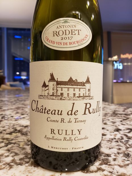 2017 Château de Rully Rully Blanc, France, Burgundy, Côte Chalonnaise ...