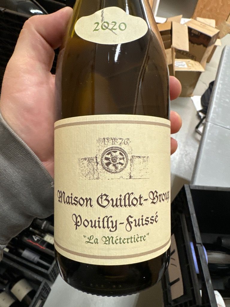 2021 Maison Guillot-Broux Pouilly-Fuissé la metertiere, France ...