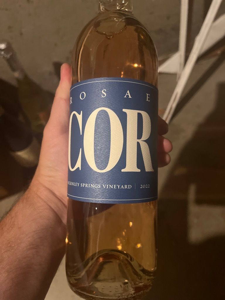 2024 COR Cellars Cabernet Franc Rosae McKinley Springs Vineyard, USA ...