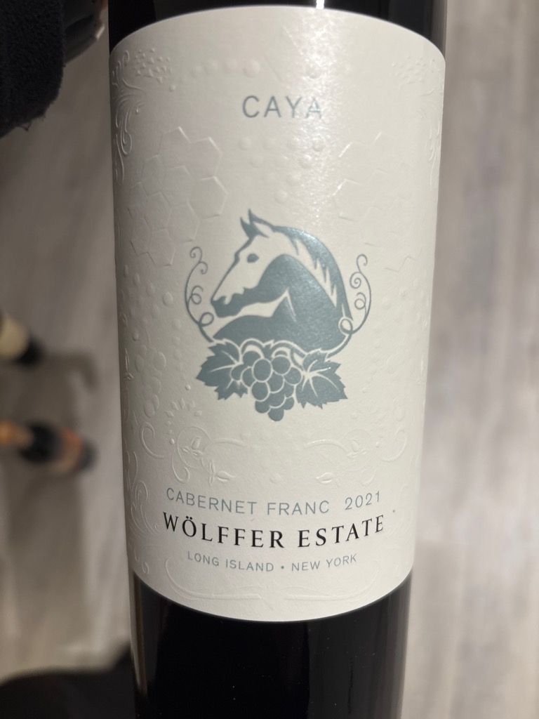 2021 Wölffer Estate Cabernet Franc Caya, USA, New York, Long Island ...