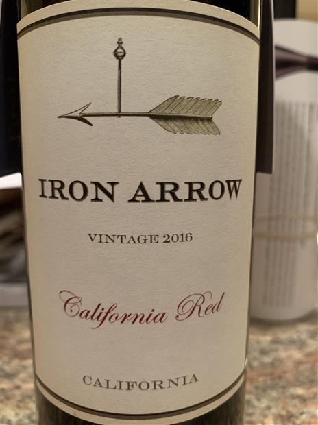 2016 Iron Arrow California Red, USA, California - CellarTracker