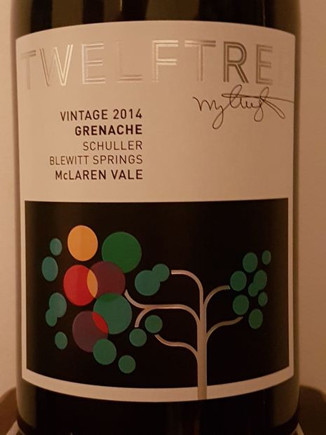 2018 Twelftree Wines Grenache Schuller Blewitt Springs, Australia ...