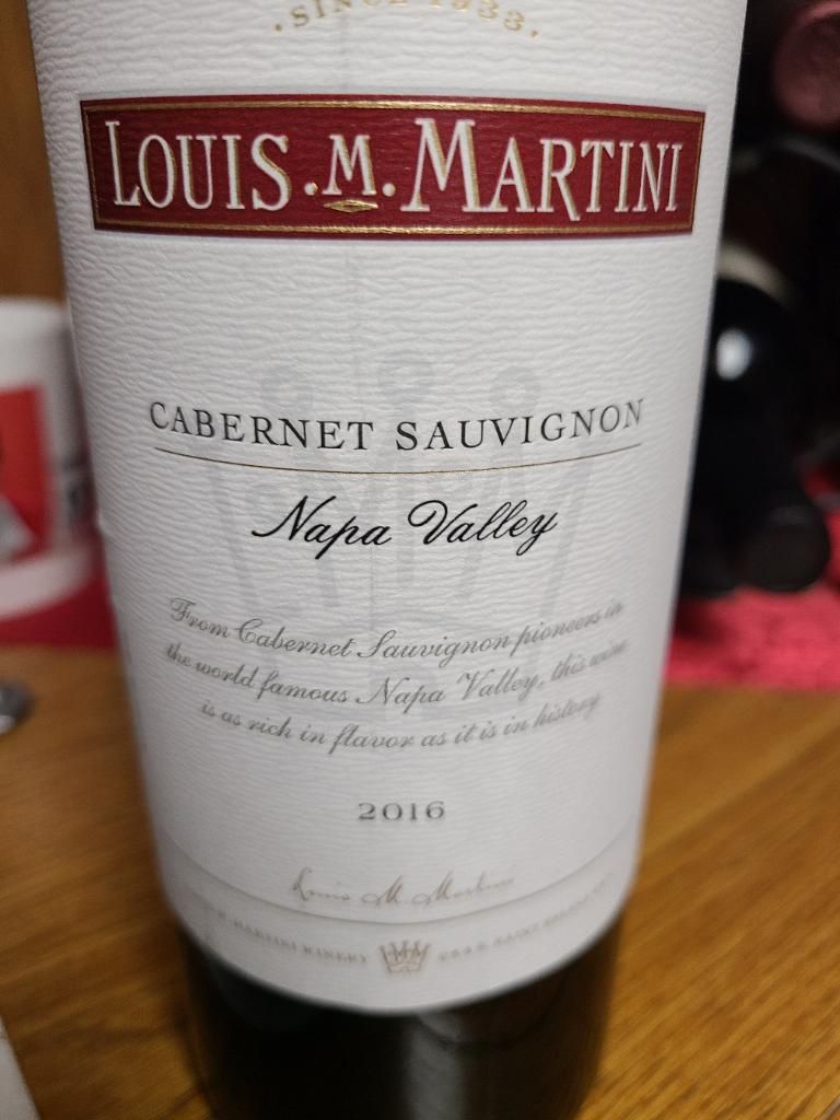 2016 Louis M. Martini Cabernet Sauvignon Napa Valley Reserve, USA ...