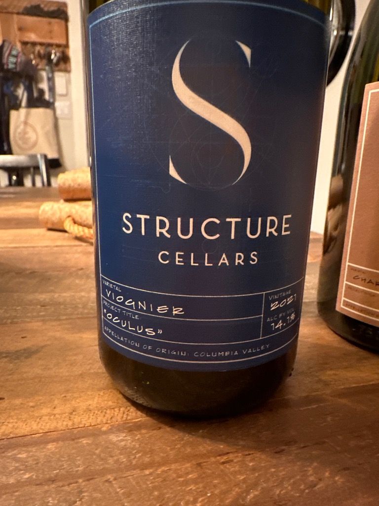 2021 Structure Cellars Viognier Oculus, USA, Washington, Columbia ...