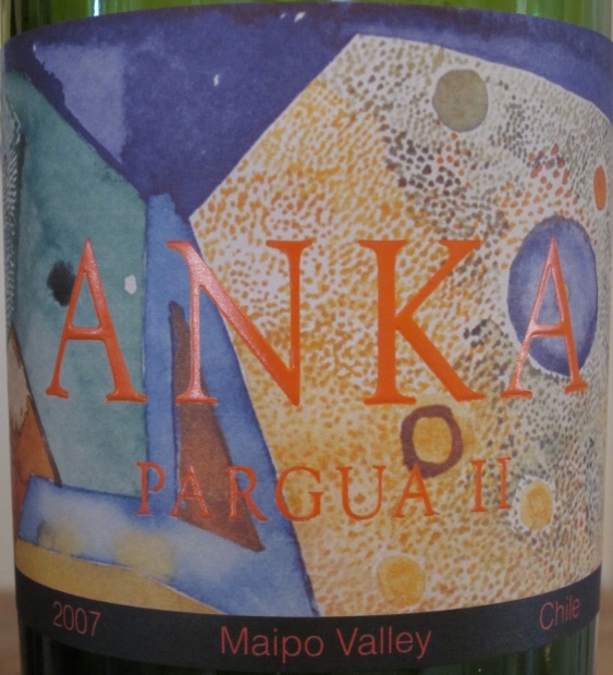 2007 Vina Pargua Anka Pargua ll, Chile, Maipo Valley - CellarTracker