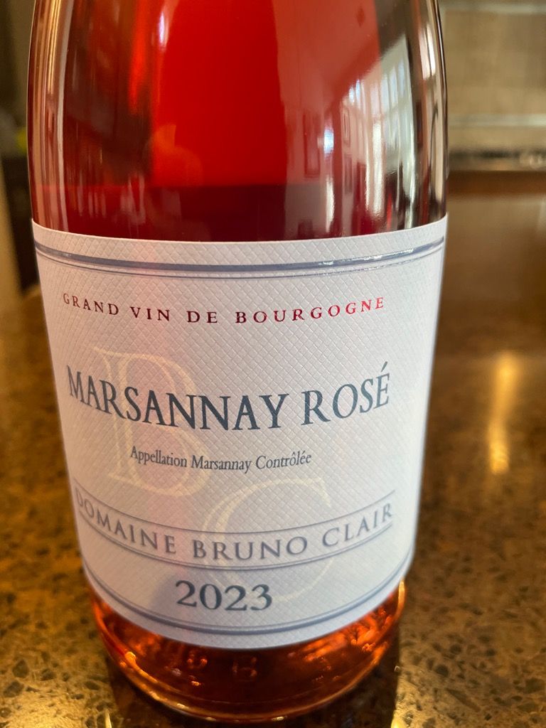 2023 Domaine Bruno Clair Marsannay Rosé, France, Burgundy, Côte de ...