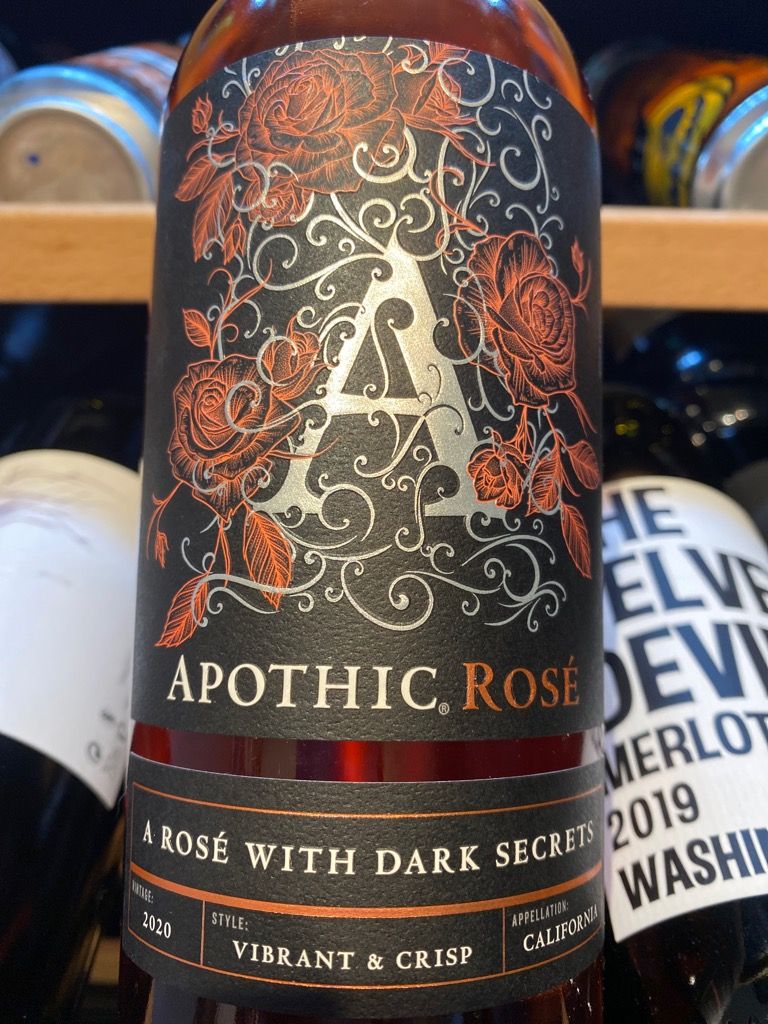 2020 Apothic Rosé, USA, California - CellarTracker