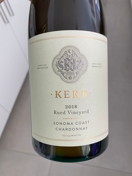 2018 Kerr Cellars Chardonnay Rued Vineyard, USA, California, Sonoma ...