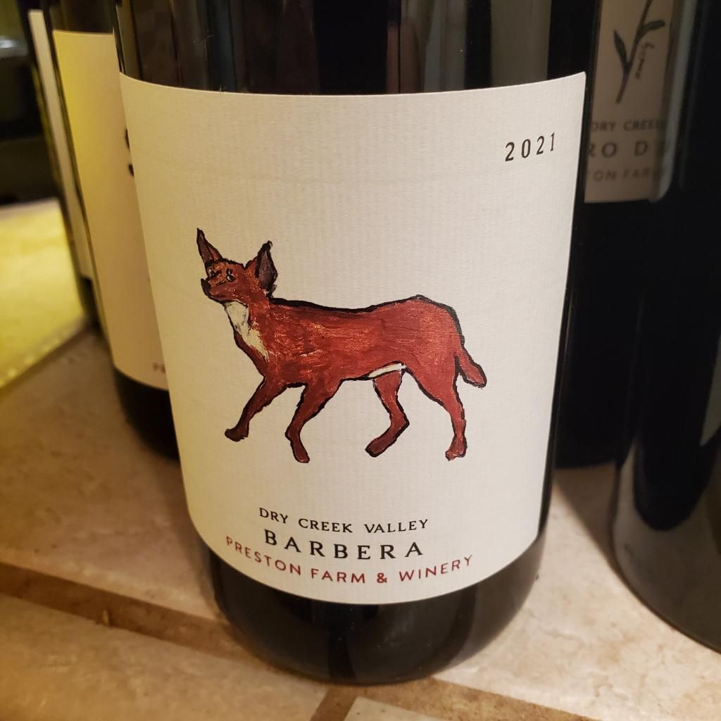 2021 Preston Farm & Winery Barbera, USA, California, Sonoma County, Dry ...