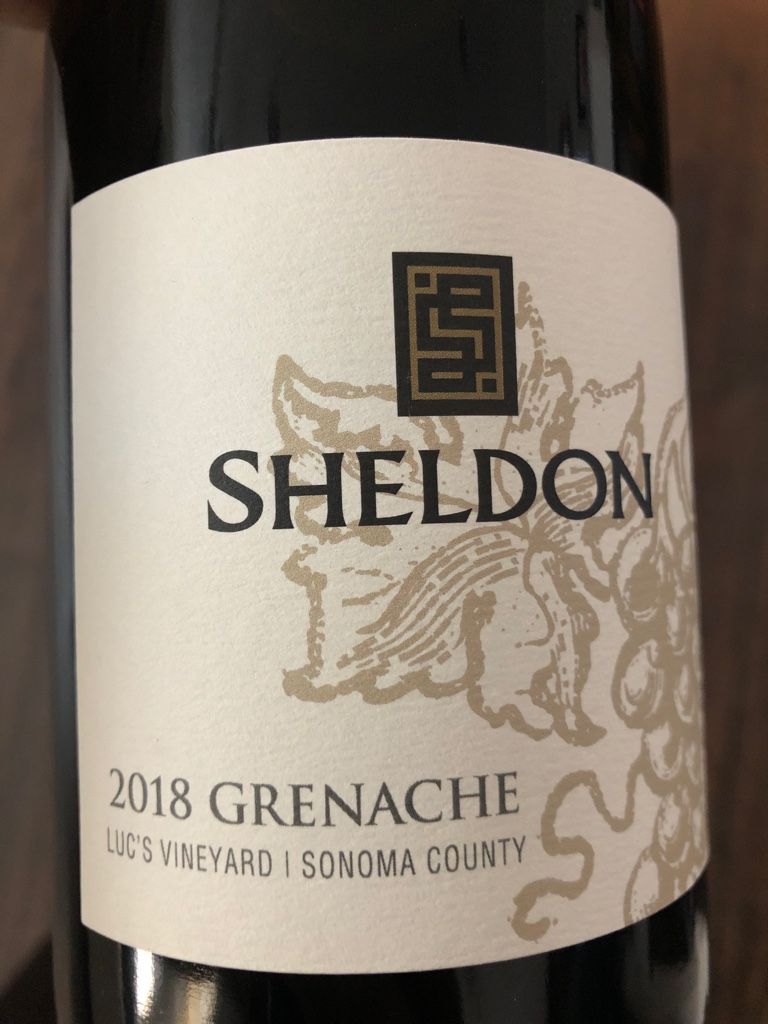2020 Sheldon Grenache Luc's Vineyard, USA, California, Sonoma County ...