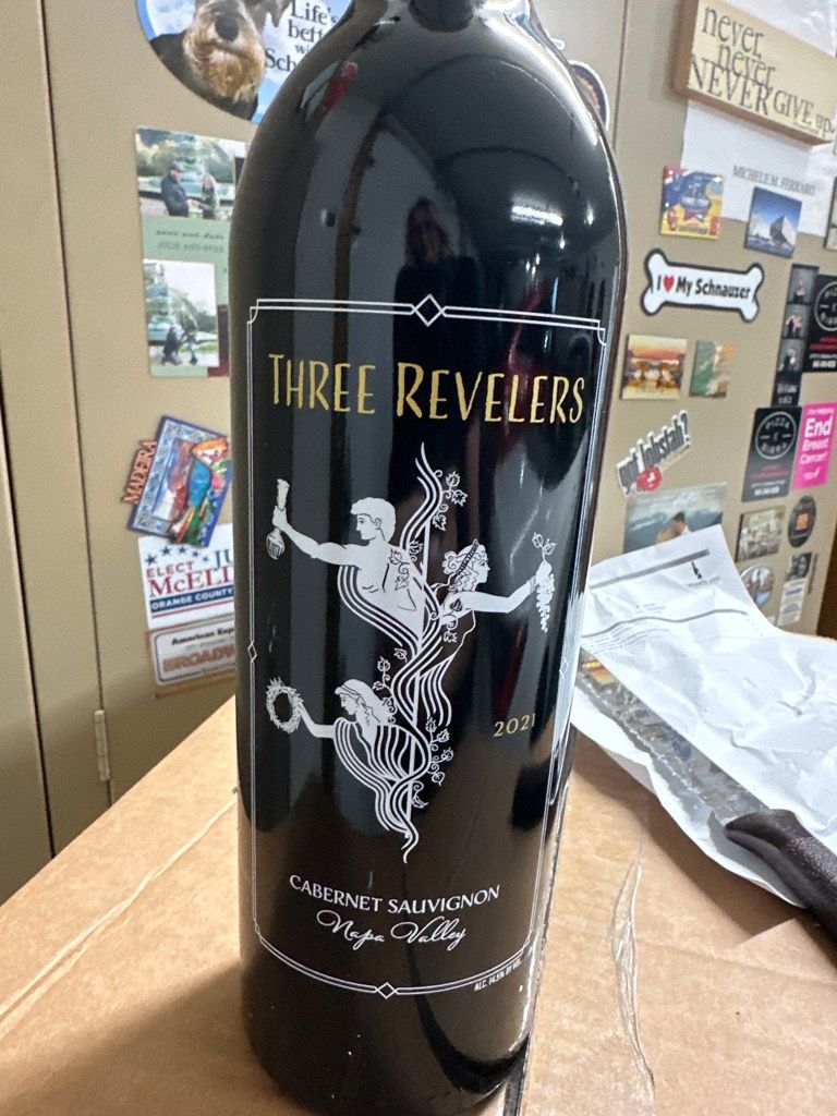 2021 Three Revelers Winery Cabernet Sauvignon Beckstoffer Melrose ...
