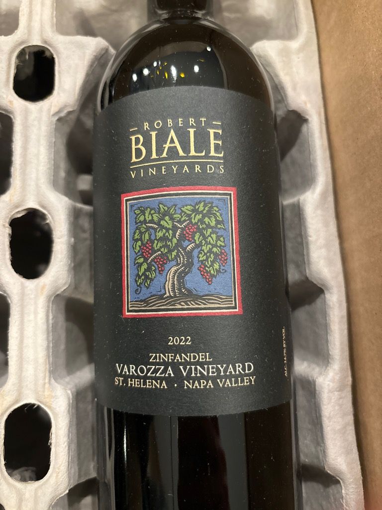 2022 Robert Biale Zinfandel Varozza Vineyard, USA, California, Napa ...