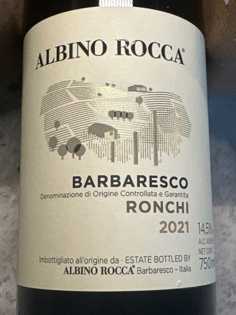 2021 Albino Rocca Barbaresco Ronchi, Italy, Piedmont, Langhe ...