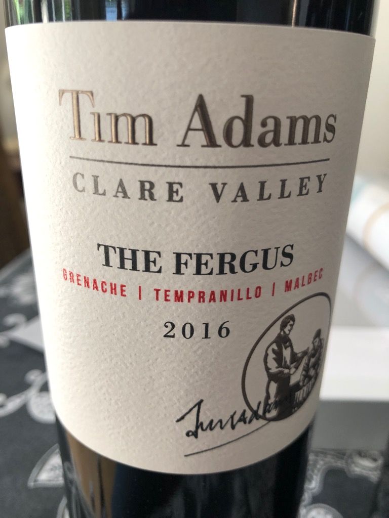 2016 Tim Adams The Fergus, Australia, South Australia, Mount Lofty ...