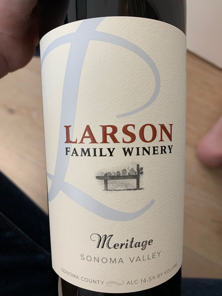 2015 Larson Family Winery Meritage, USA, California, Sonoma County ...