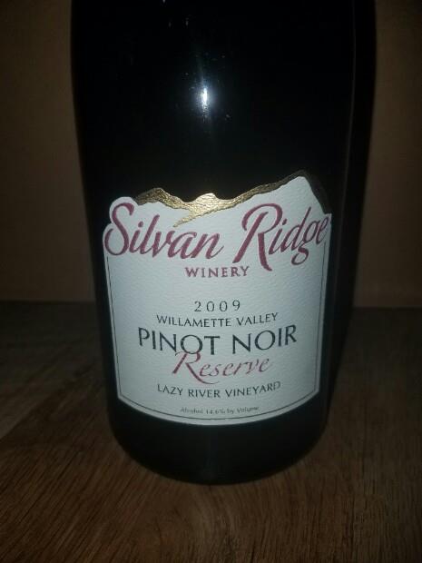 2009 Silvan Ridge Pinot Noir Reserve, USA, Oregon, Willamette Valley ...