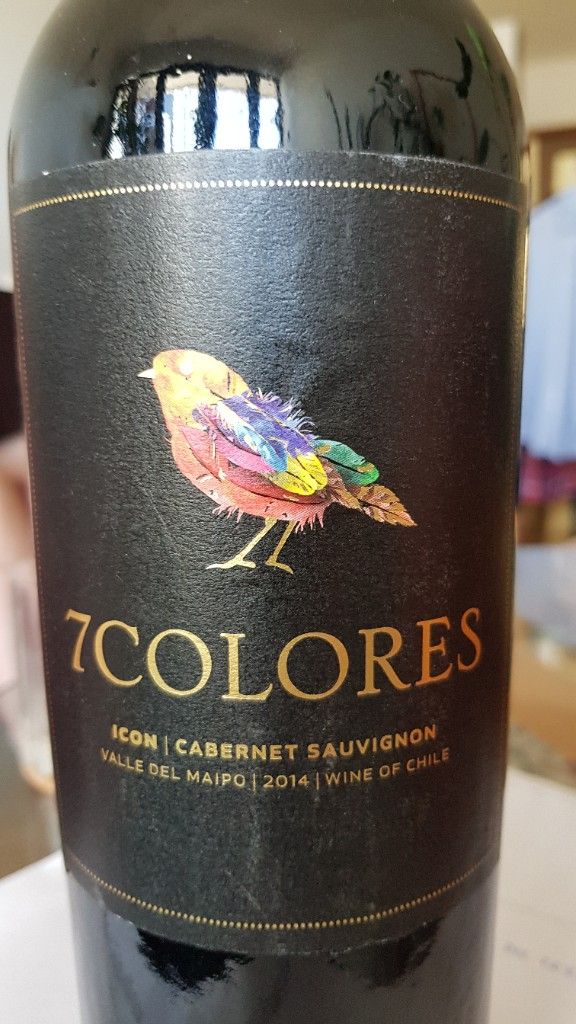 2015 7 Colores Cabernet Sauvignon Icon, Chile, Maipo Valley - CellarTracker