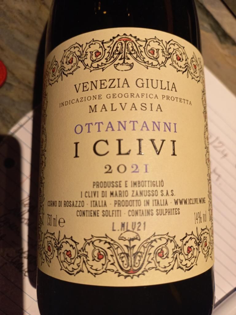 2021 i Clivi Malvasia Ottantanni, Italy, Friuli-Venezia Giulia, Collio ...