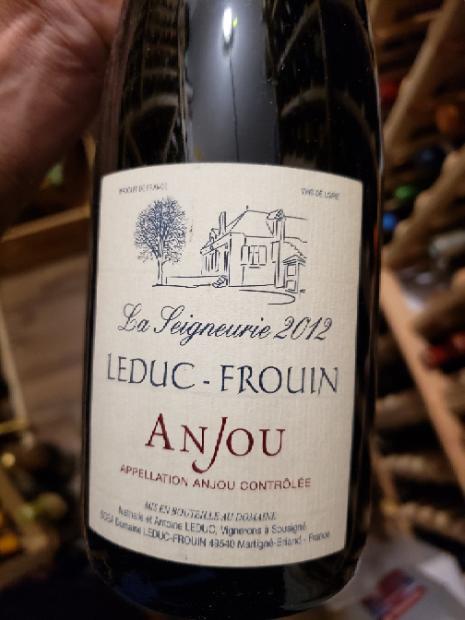 2019 Domaine Leduc-Frouin Anjou Cuvée Alexine, France, Loire Valley ...
