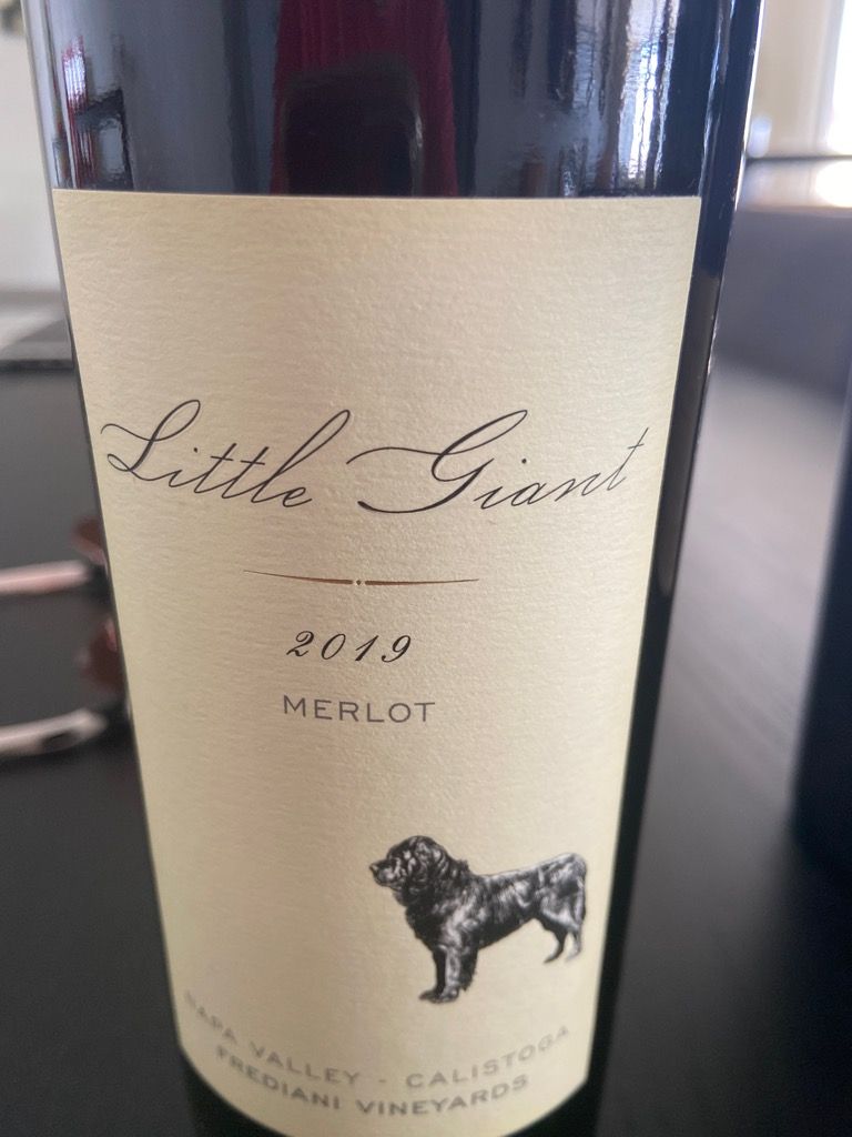 2019 Sleeping Giant Merlot Little Giant Frediani Vineyard, USA ...
