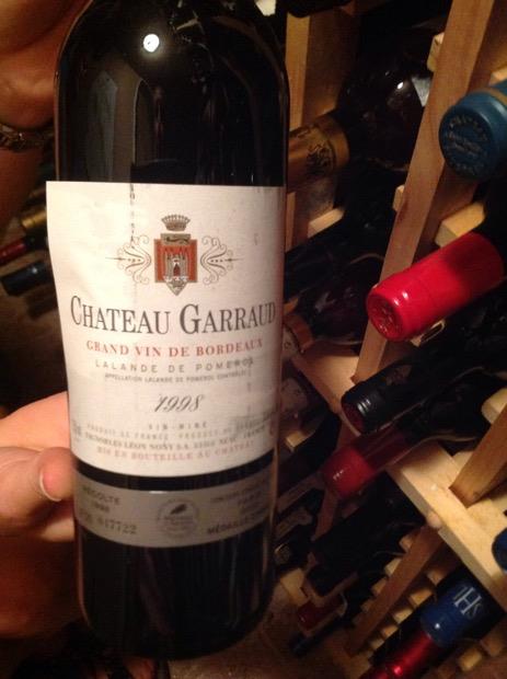 1998 Château Garraud, France, Bordeaux, Libournais, Lalande de Pomerol ...