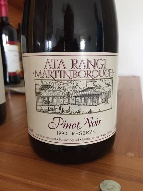 1990 Ata Rangi Pinot Noir, New Zealand, North Island, Wairarapa ...