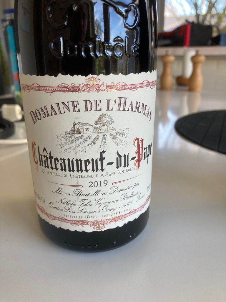 2020 Domaine De L'Harmas Châteauneuf-du-Pape, France, Rhône, Southern ...