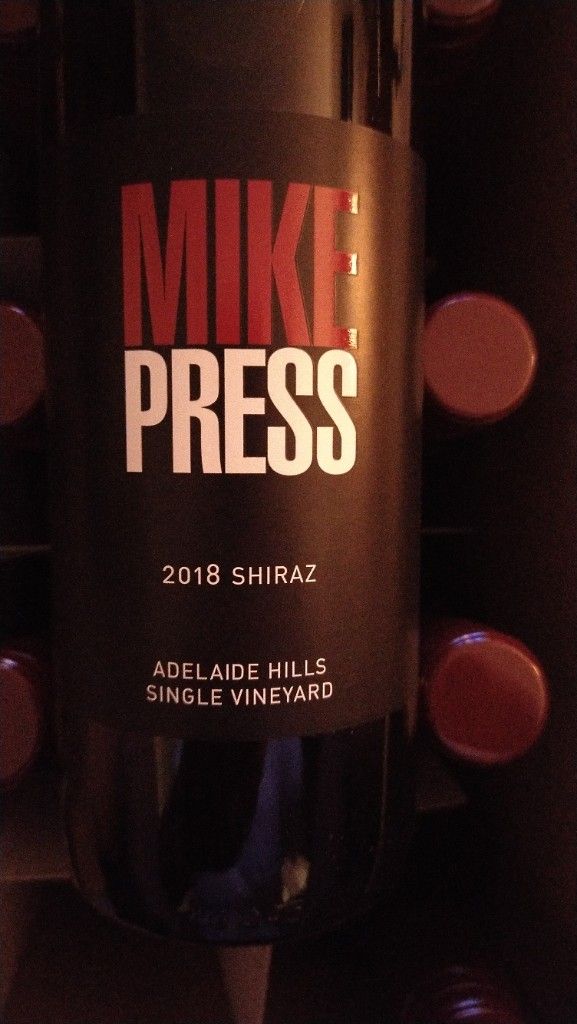 2021 Mike Press Shiraz, Australia, South Australia, Mount Lofty Ranges ...