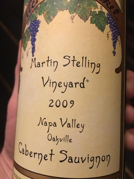 2009 Nickel & Nickel Cabernet Sauvignon Martin Stelling Vineyard, USA ...