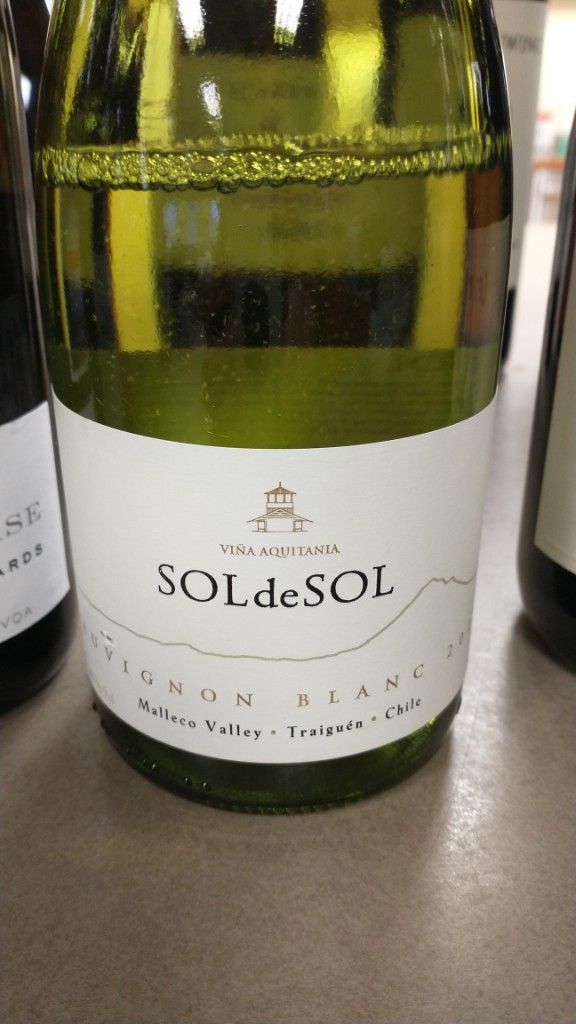 2021 Viña Aquitania Sauvignon Blanc Sol de Sol, Chile, Malleco Valley ...