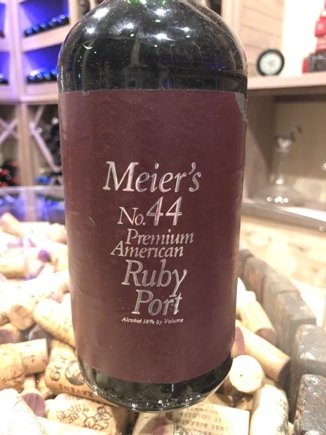 NV Meier's No. 44 Premium American Ruby Port Meier's, USA, Ohio, Ohio River Valley - CellarTracker