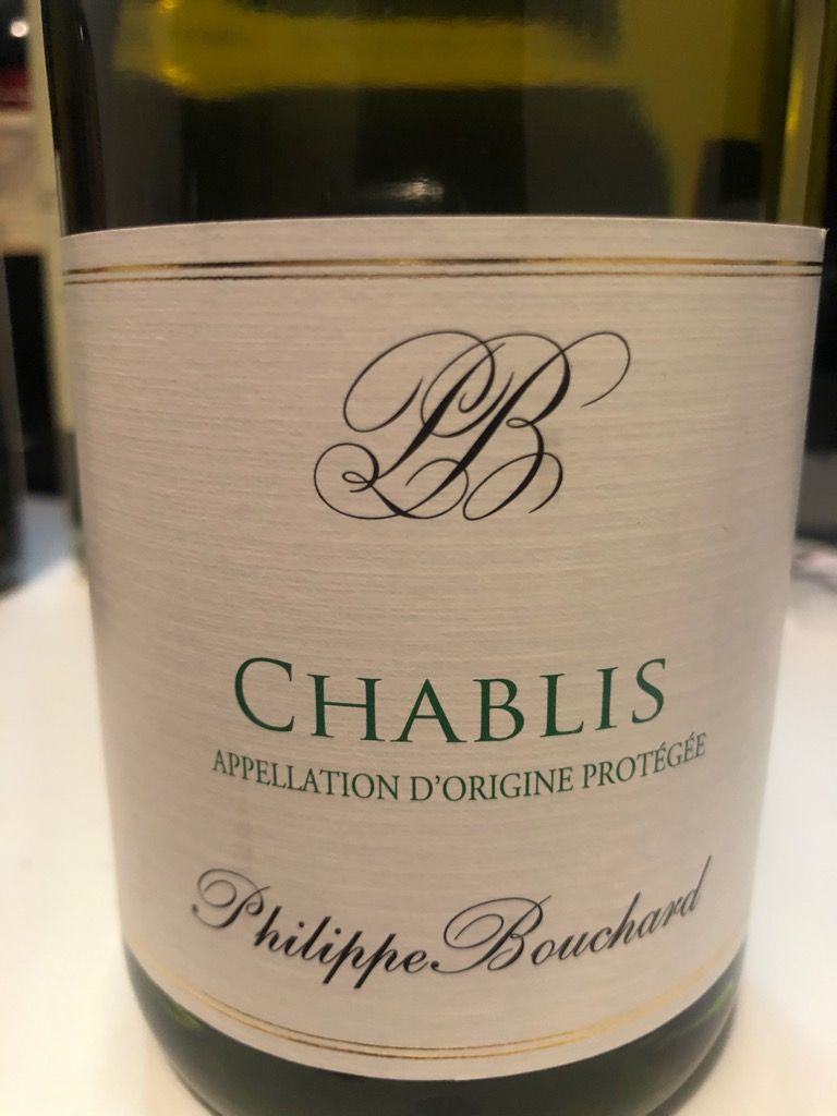 2020 Philippe Bouchard Chablis, France, Burgundy, Chablis - CellarTracker