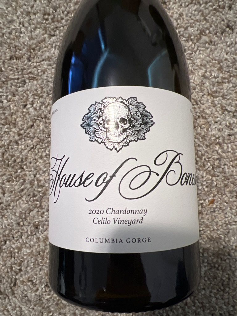 2020 House of Bones Chardonnay Celilo Vineyard, USA, Oregon/Washington ...