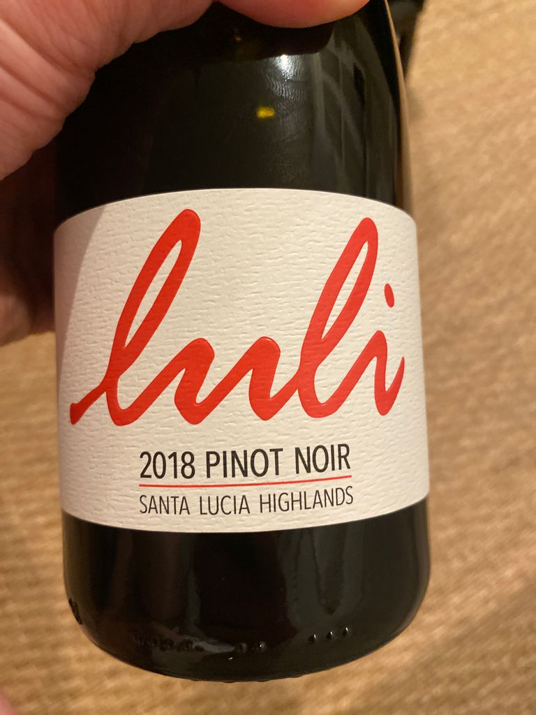 2018 Luli Pinot Noir Santa Lucia Highlands, USA, California, Central ...