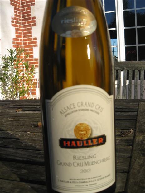 2012 Famille Hauller Riesling Muenchberg, France, Alsace, Alsace Grand ...