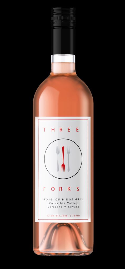 2021 Three Forks Winery Rosé of Pinot Gris Gamache Vineyard, USA ...
