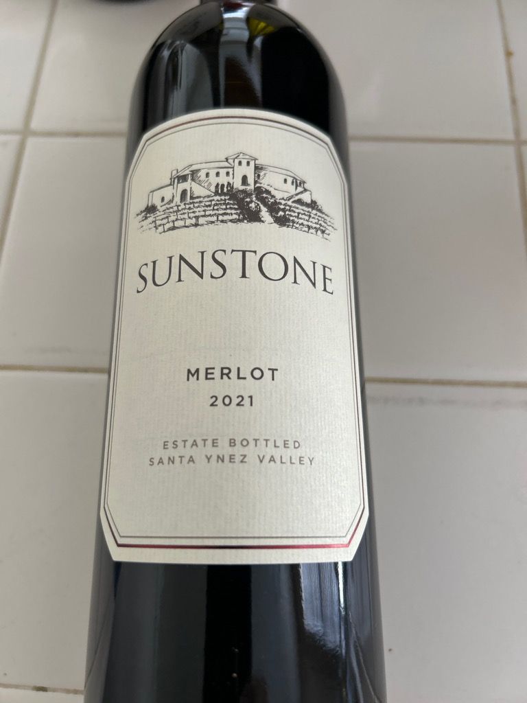 2022 Sunstone Vineyards and Winery Merlot Reserve, USA, California ...