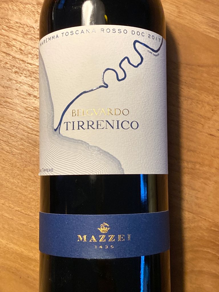 2018 Marchesi Mazzei Tirrenico, Italy, Tuscany, Maremma, Maremma ...