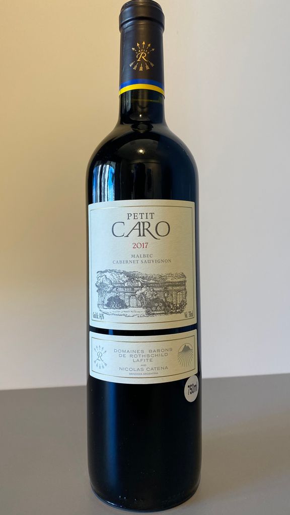 2017 Bodegas Caro (Barons de Rothschild / Catena) Petit Caro, Argentina ...