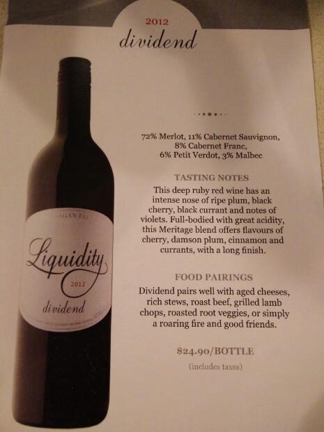 2012 Liquidity Wines Dividend, Canada, British Columbia, Okanagan ...