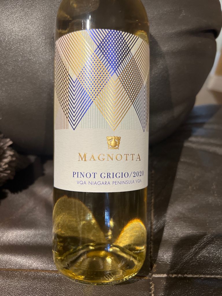 2020 Magnotta Pinot Grigio Venture Series, Canada, Ontario, Niagara ...